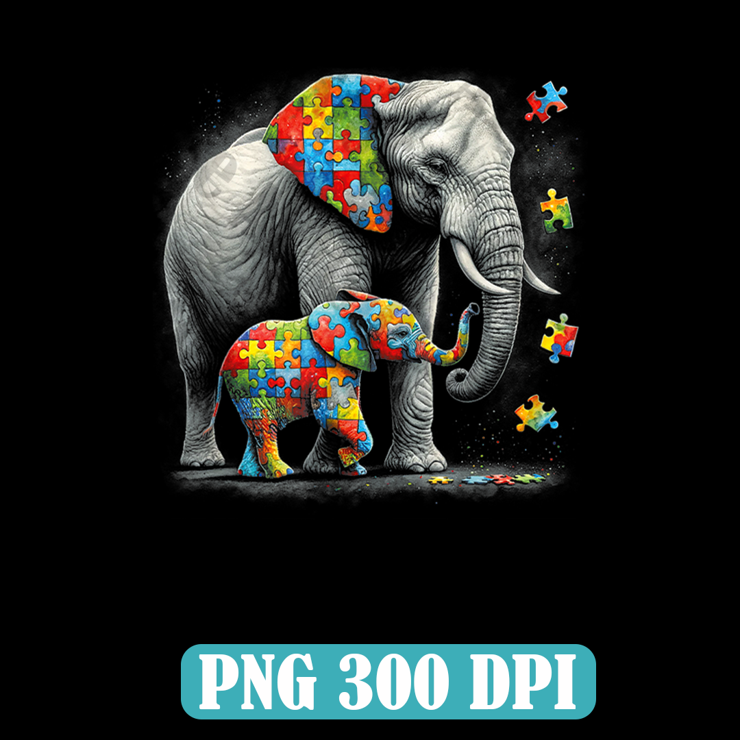 Autism Awareness Elephant Puzzles Autism Mom Support Png Au Inspire