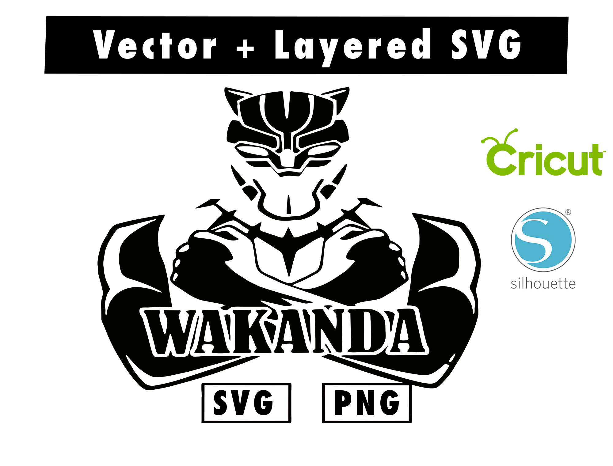 wakanda svg and png files for cricut machine , anime svg , m | Inspire ...