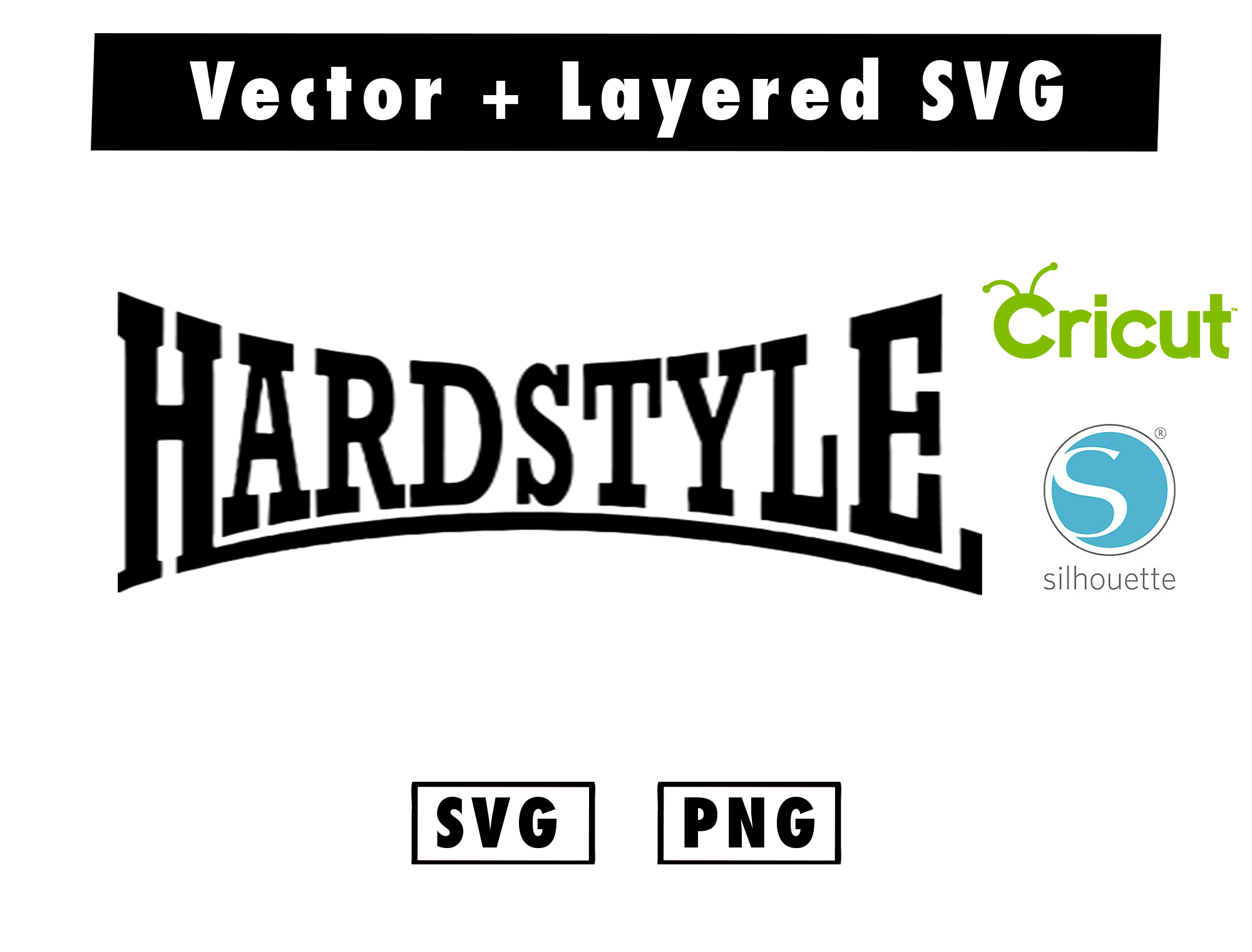 HARDSTYLE svg and png files for cricut machine , anime svg , | Inspire ...