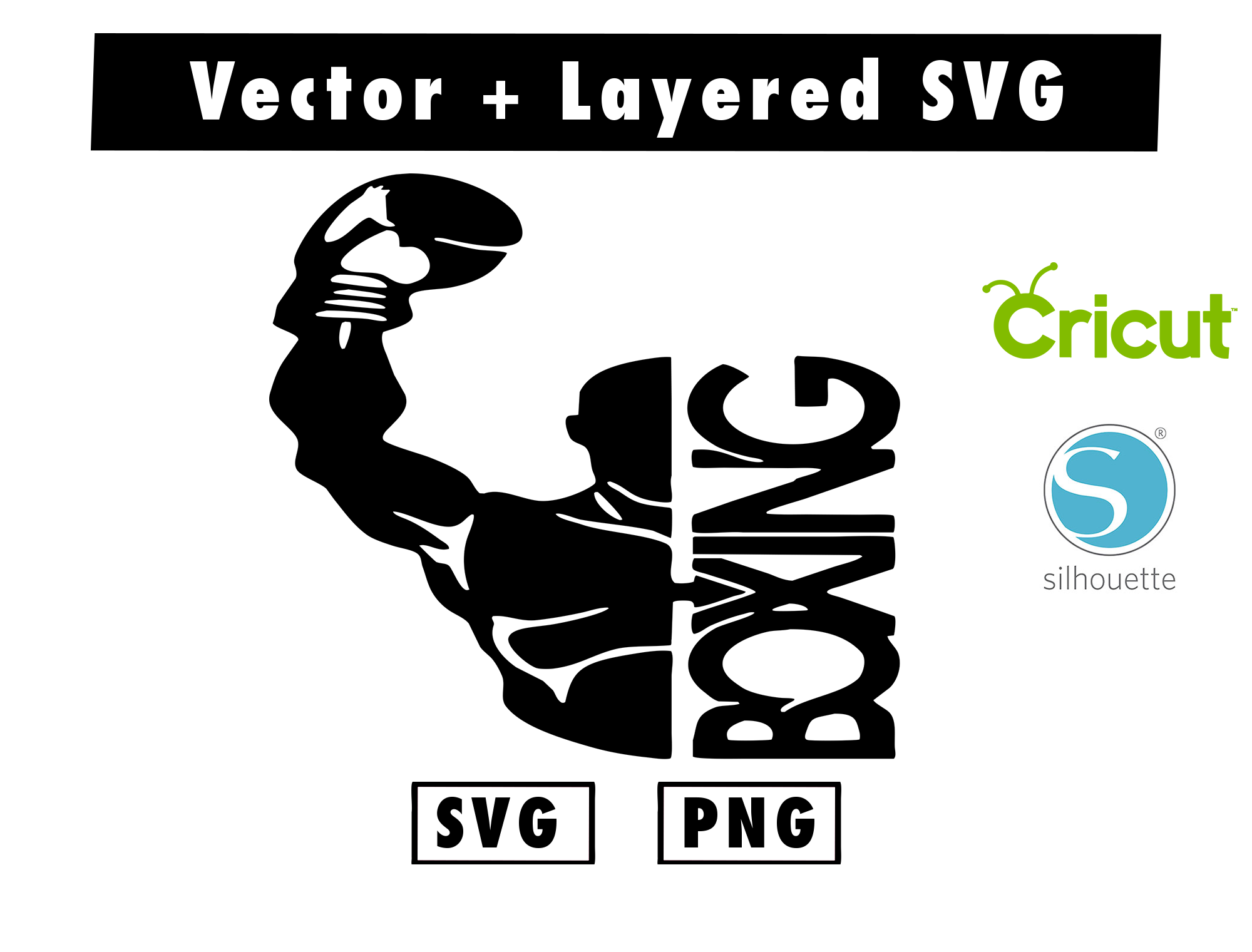 Boxing Vinyl Decals svg and png files for cricut machine , a | Inspire ...