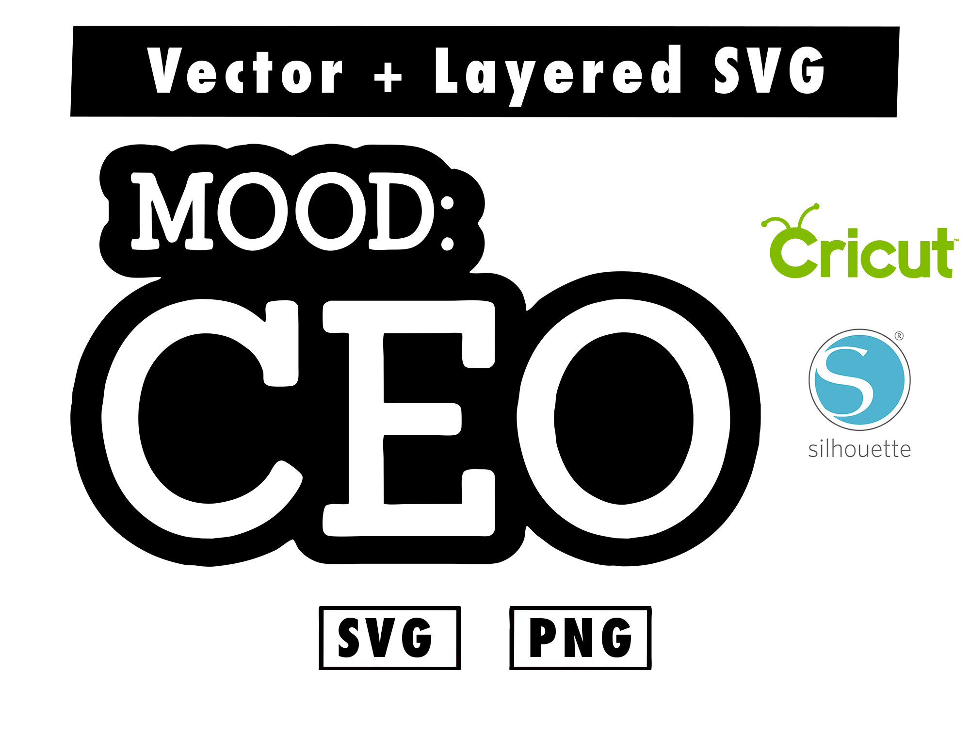 Mood Ceo Sticker SVG AND PNG files for cricut machine , anim | Inspire ...