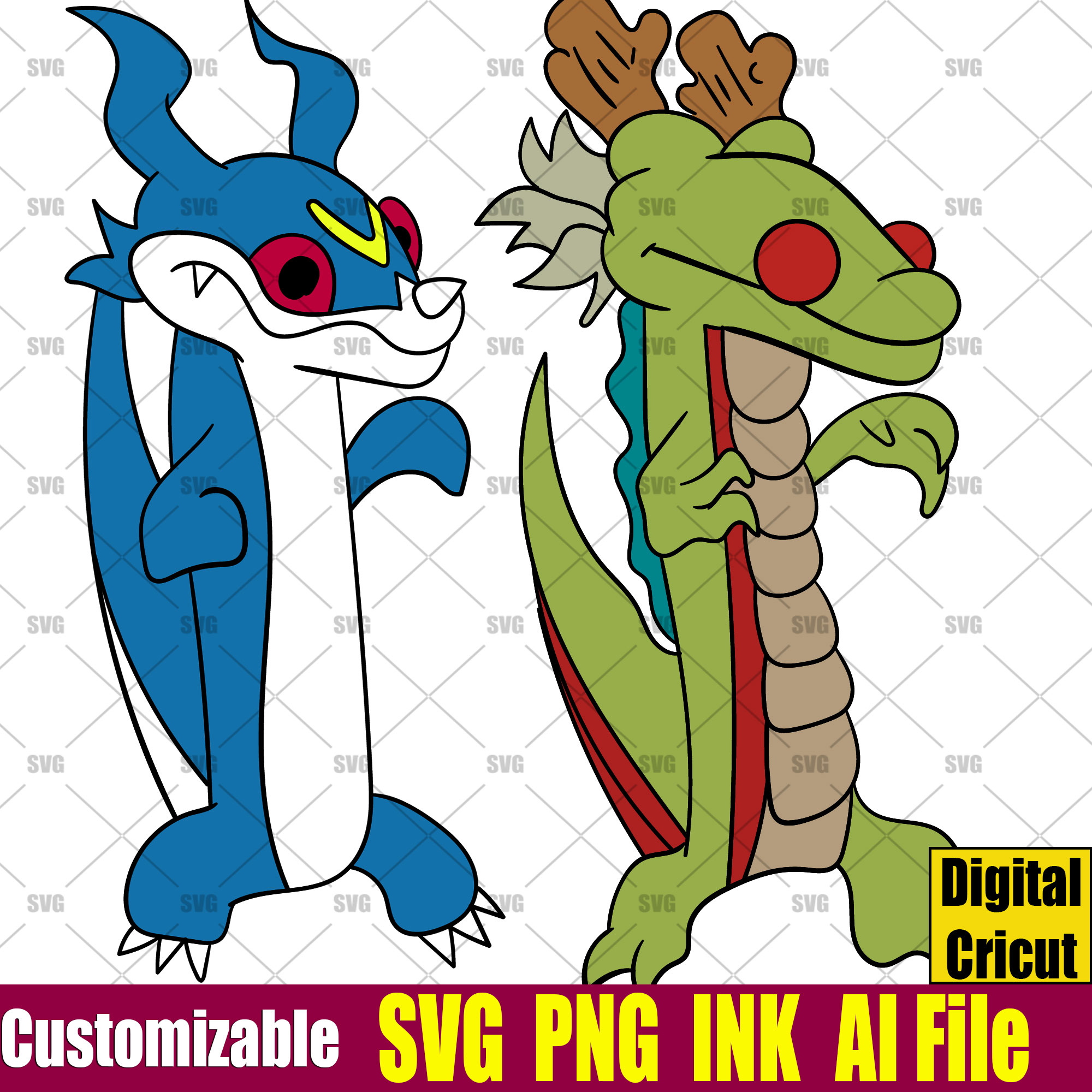 Shenlong Pokemon Dragon Ball SVG Veemon Ball Coloring pages | Inspire ...