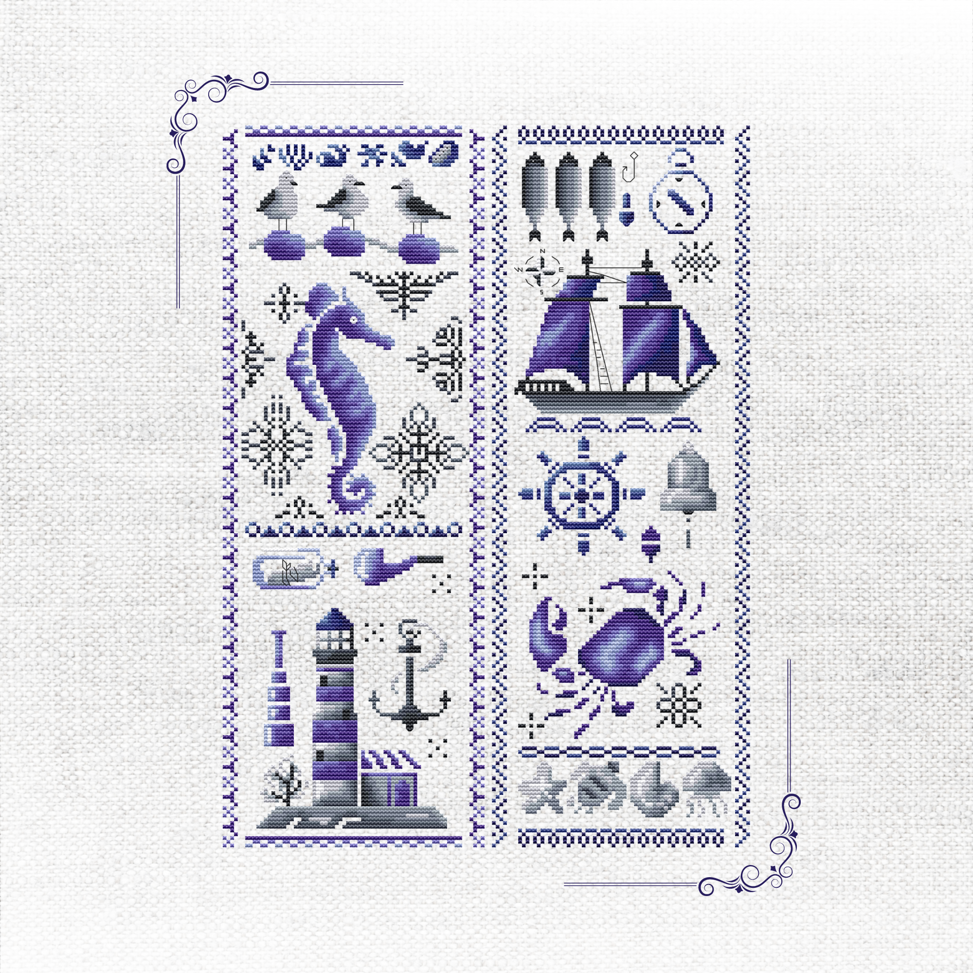 coastal embroidery - Inspire Uplift