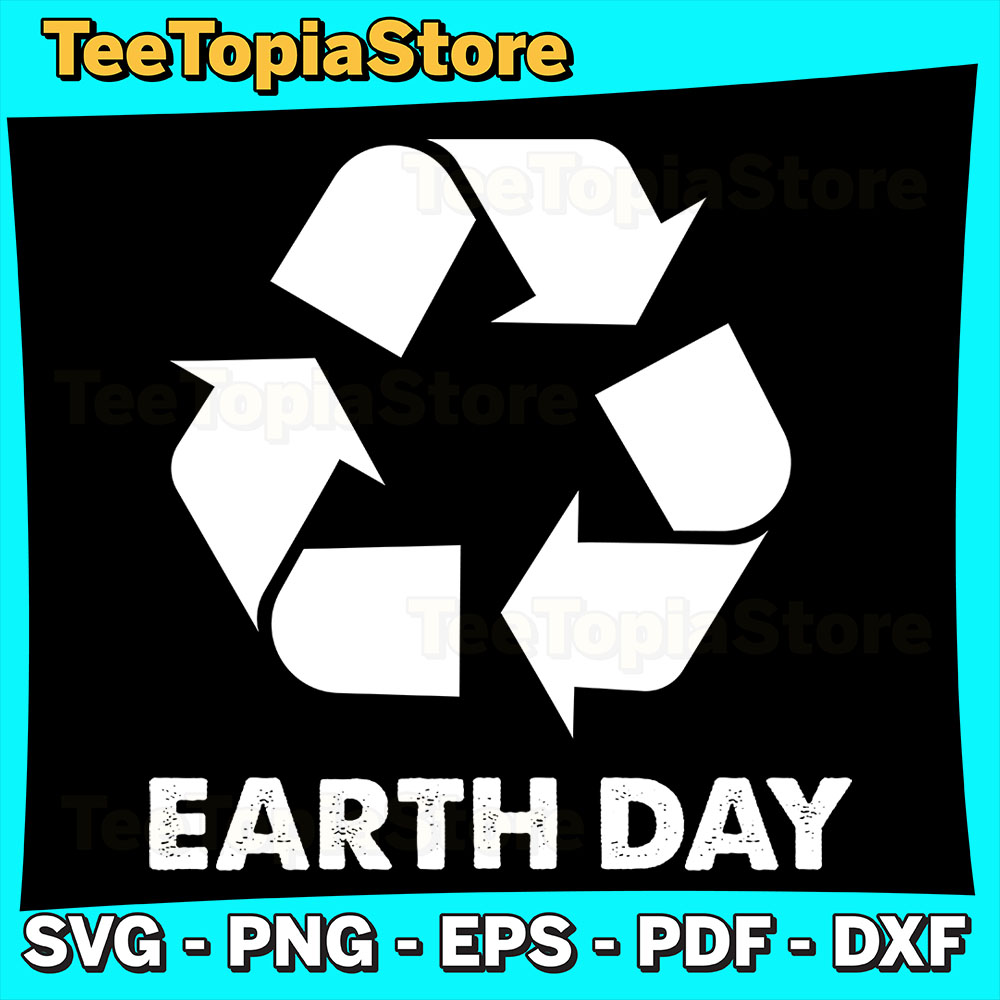 Happy Earth Day Recycling Symbol Svg, Recycle Symbol Svg - E | Inspire ...