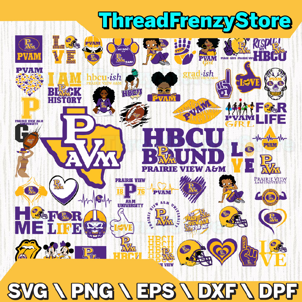 56 Files Prairie View Team Bundles Svg, Prairie View svg, HB | Inspire ...