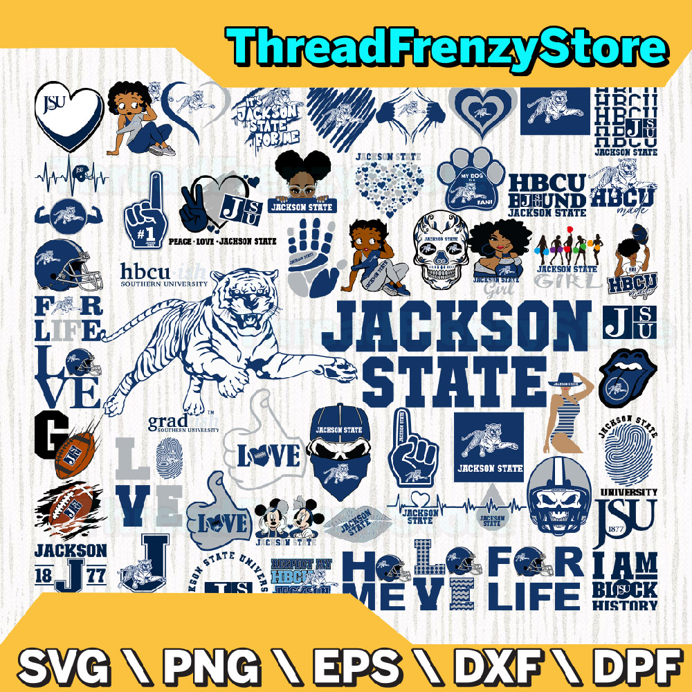 Jackson State Svg | Inspire Uplift