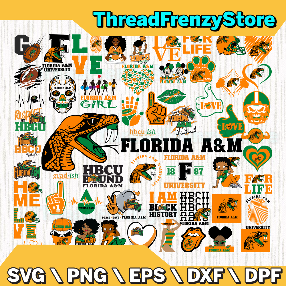 57 Files Famu Rattlers Team Bundles Svg, Famu Rattlers SVG, | Inspire ...