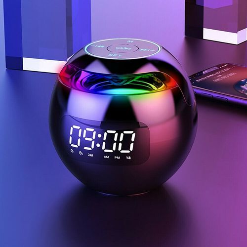 Spherical Digital Clock | LED Smart Alarm Clock & Bluetooth | Inspire ...