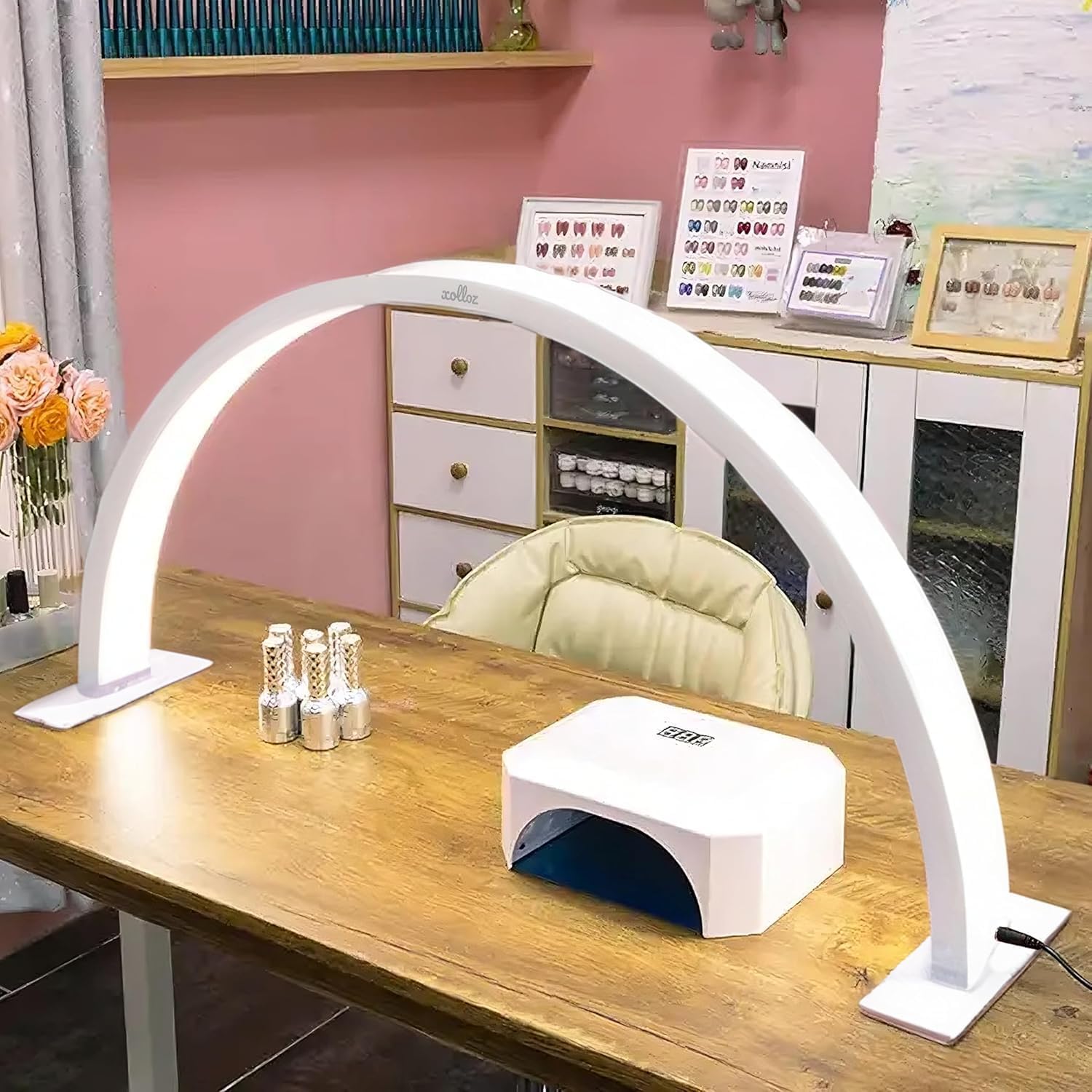 Half-Moon Nail Lamp – LED Light for Manicure & Lash Tech | Inspire Uplift