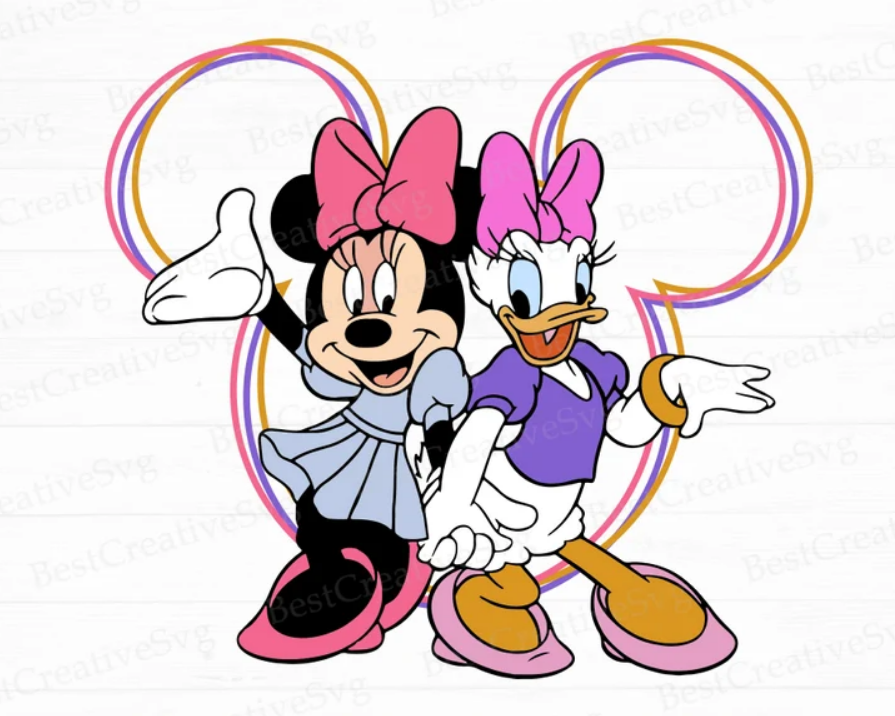 Miss Mouse and Best Friend Duck Svg, Family Vacation Svg, Be | Inspire ...