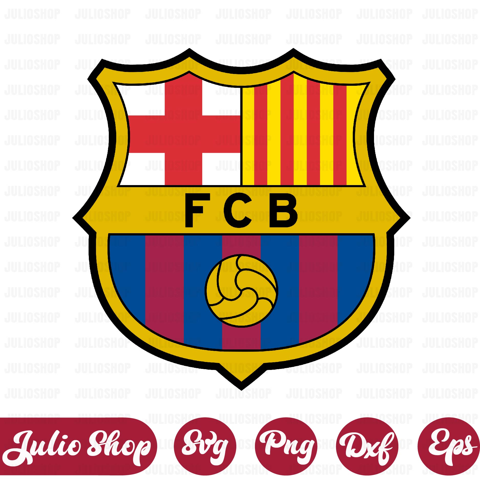 FC Barcelona Svg, Soccer Logo, Digital File, Logo Print, Svg | Inspire ...