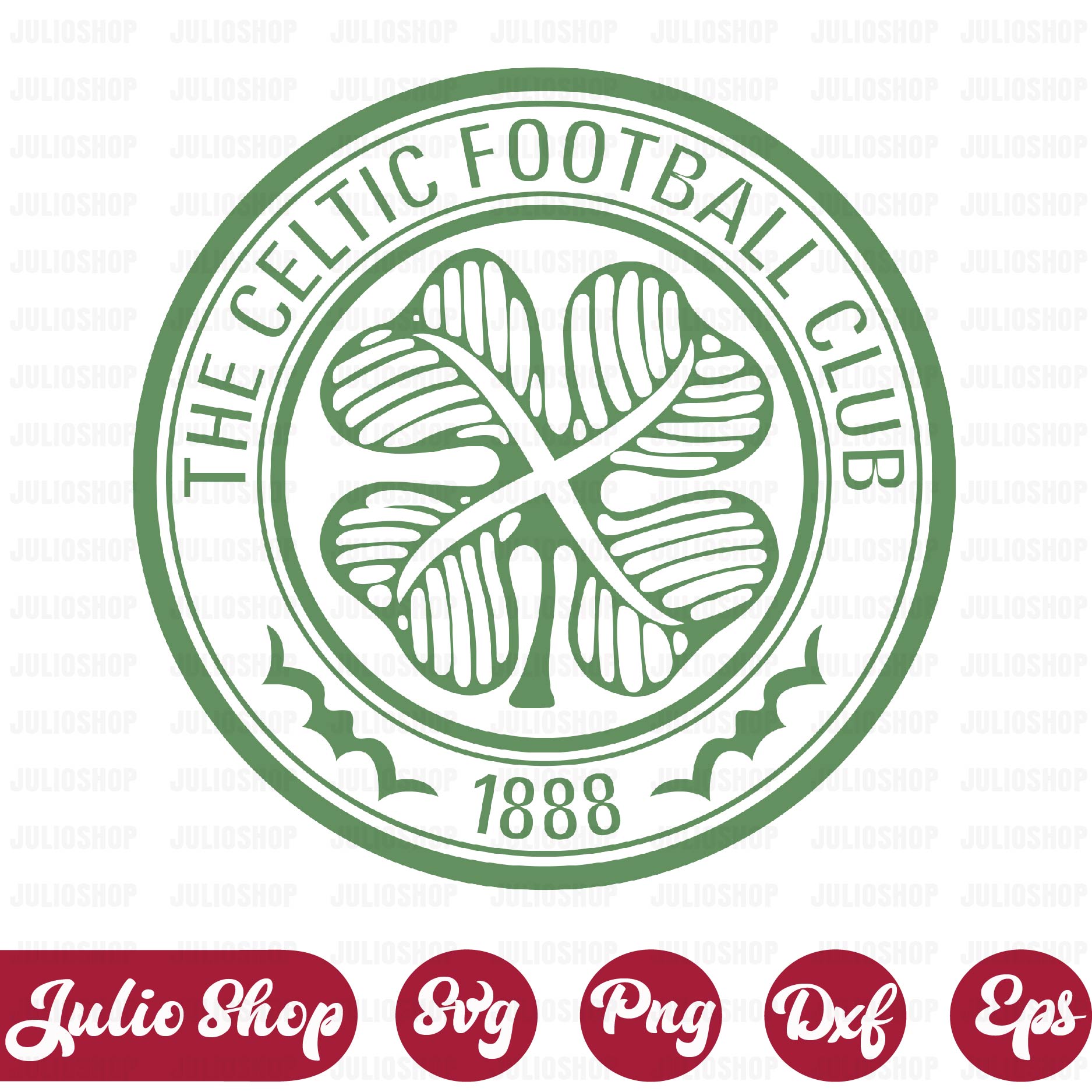 Celtic FC Svg, Soccer Logo, Digital File, Logo Print, Svg Fo - Inspire ...