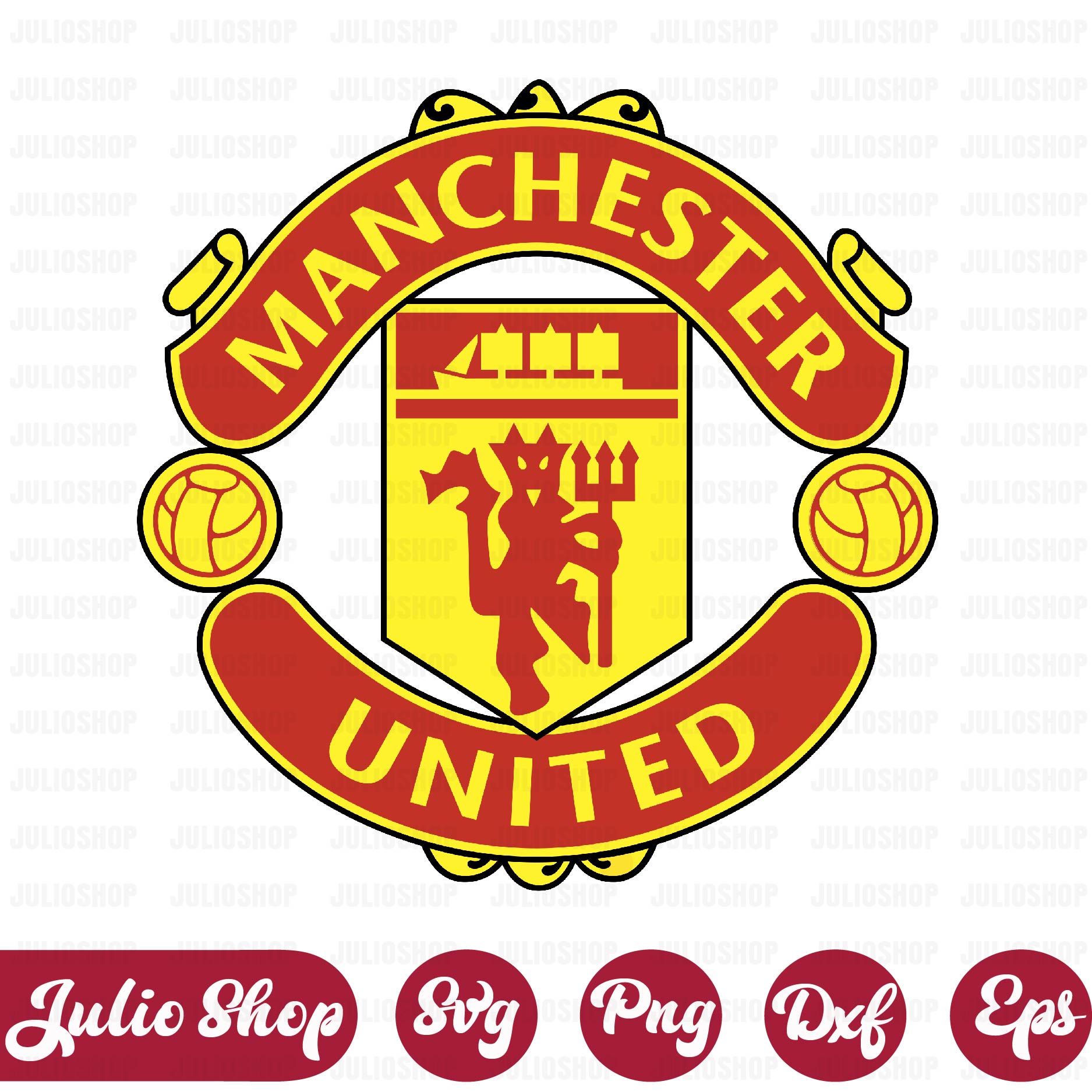 Manchester United Svg, Soccer Logo, Digital File, Logo Print - Inspire ...