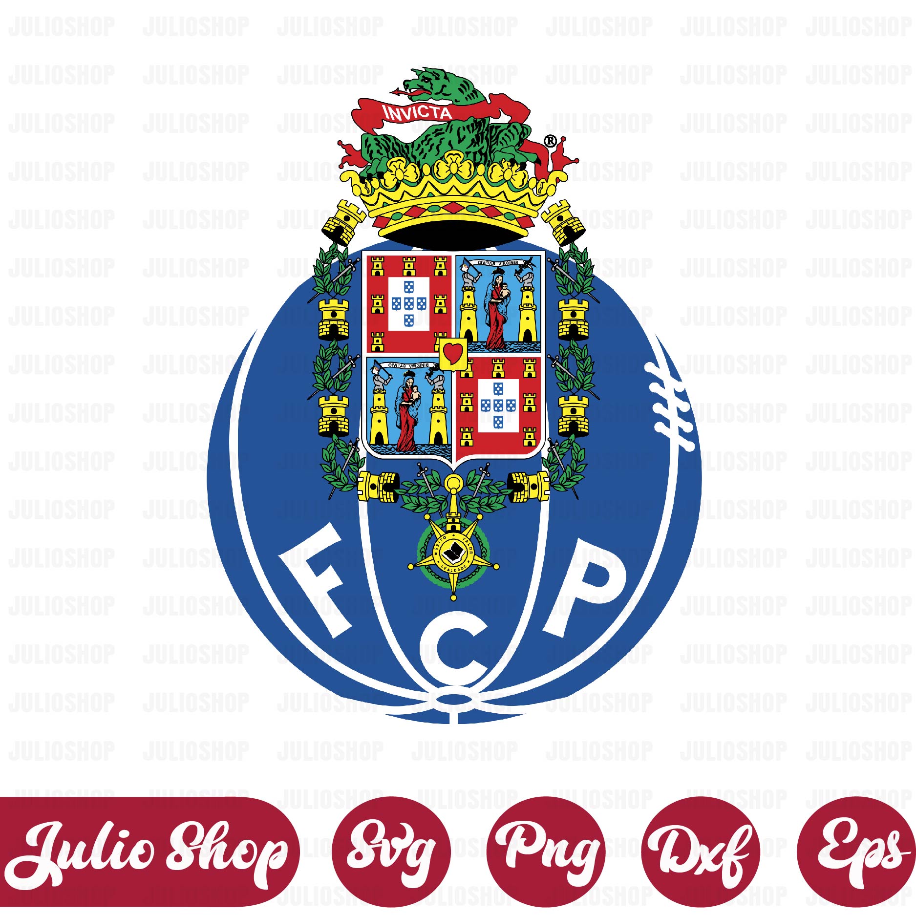 FC Porto Svg, Soccer Logo, Digital File, Logo Print, Svg For | Inspire ...