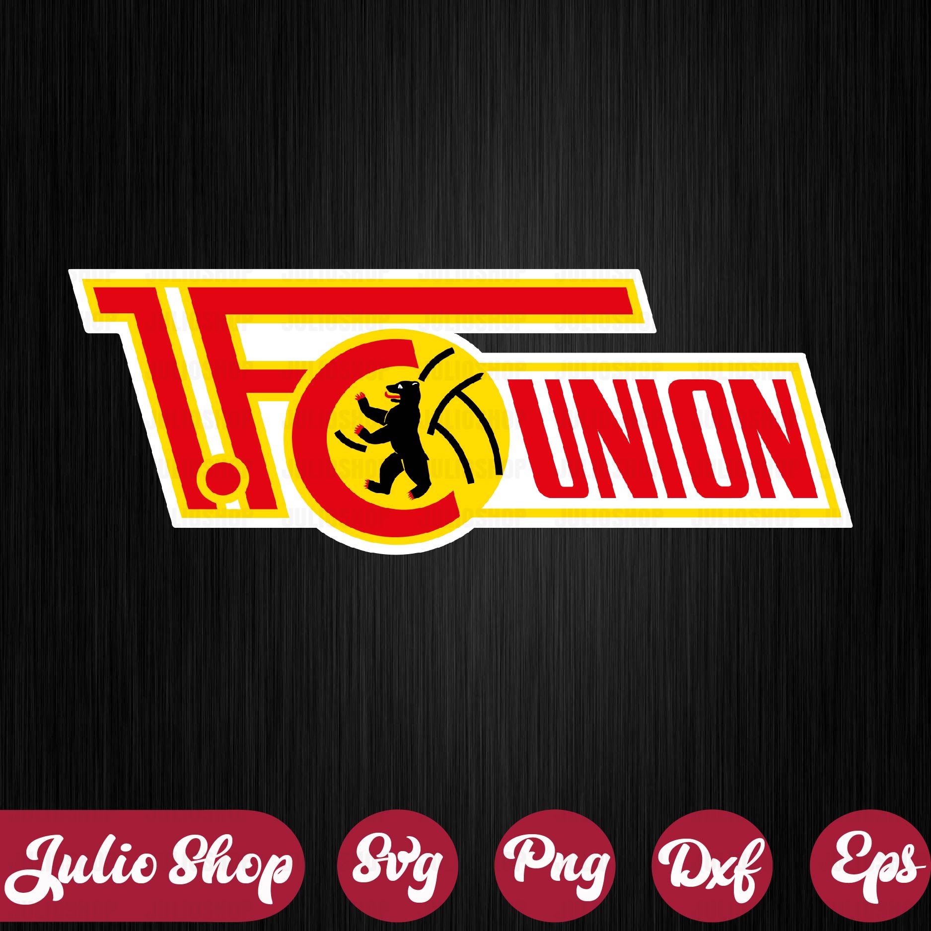 FC Union Berlin Svg, Soccer Logo, Digital File, Logo Print, - Inspire ...