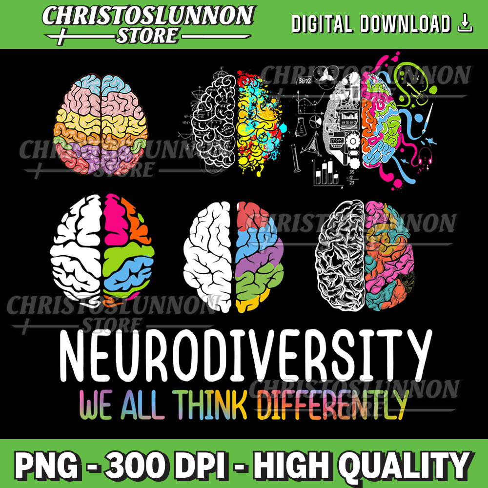 We All Think Differently Neurodiversity Png, Neurodiversity | Inspire ...
