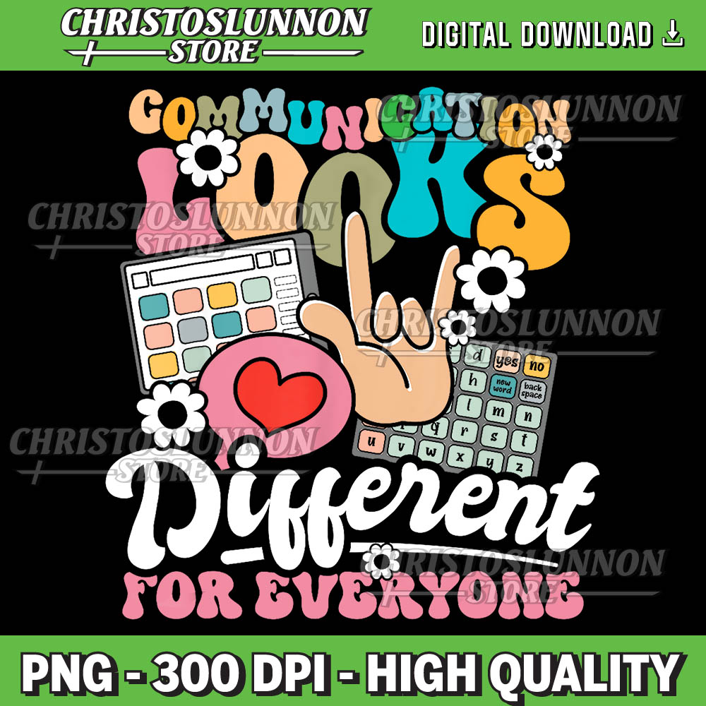 Communication Looks Different for Everyone Png, Autism Aware - Inspire ...