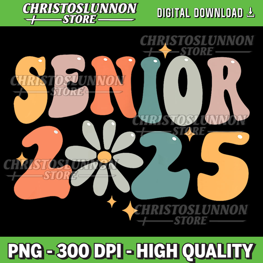 Retro Groovy Senior 25 Class Of 2025 Graduation Smile Grad P - Inspire ...