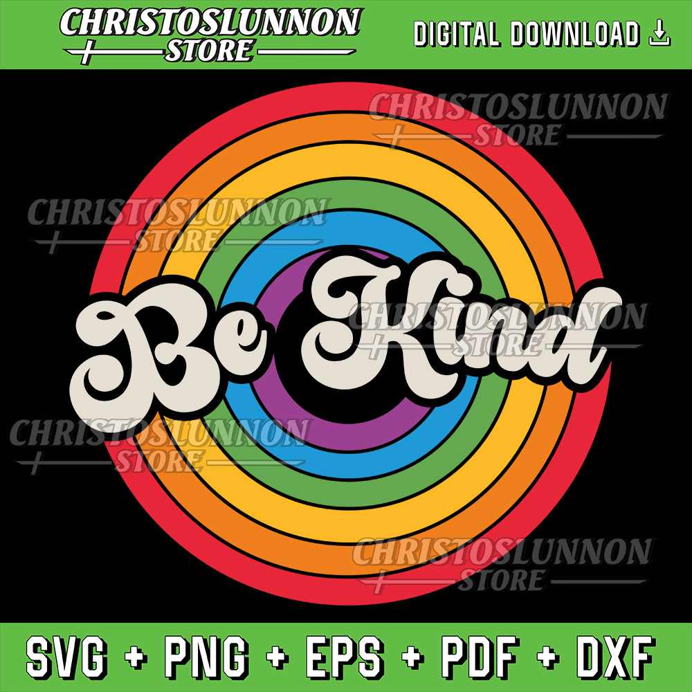 LGBTQ Be Kind Gay Pride Svg, LGBT Ally Rainbow Flag Svg, LGB | Inspire ...