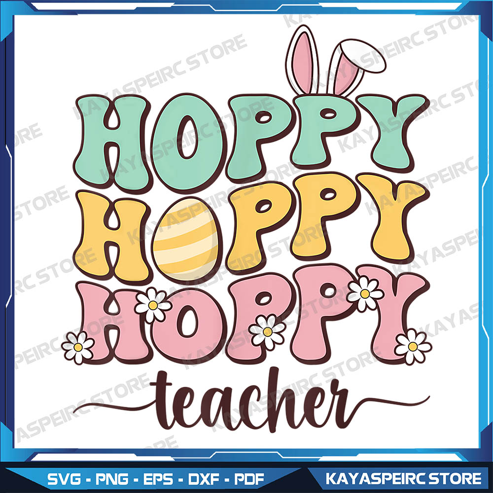 Easter Teacher Png, Bunny Happy Easter Png, Egg Teacher Png, | Inspire ...