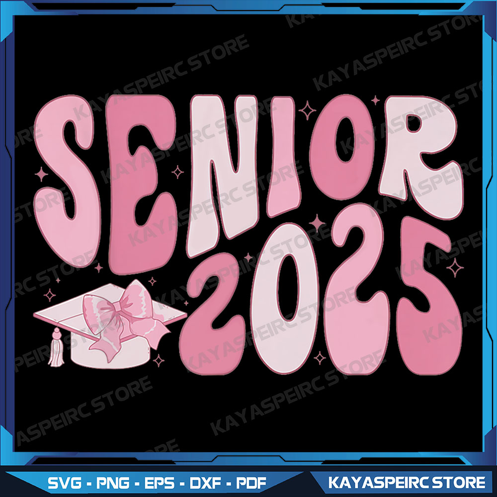 Senior 2025 Coquette Pink Bow Class of 2025 Back To School P | Inspire ...
