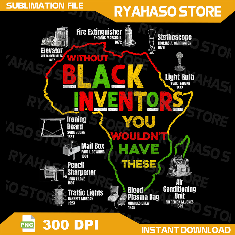 Black Inventors Black History Month African Mens Womens Kids | Inspire ...