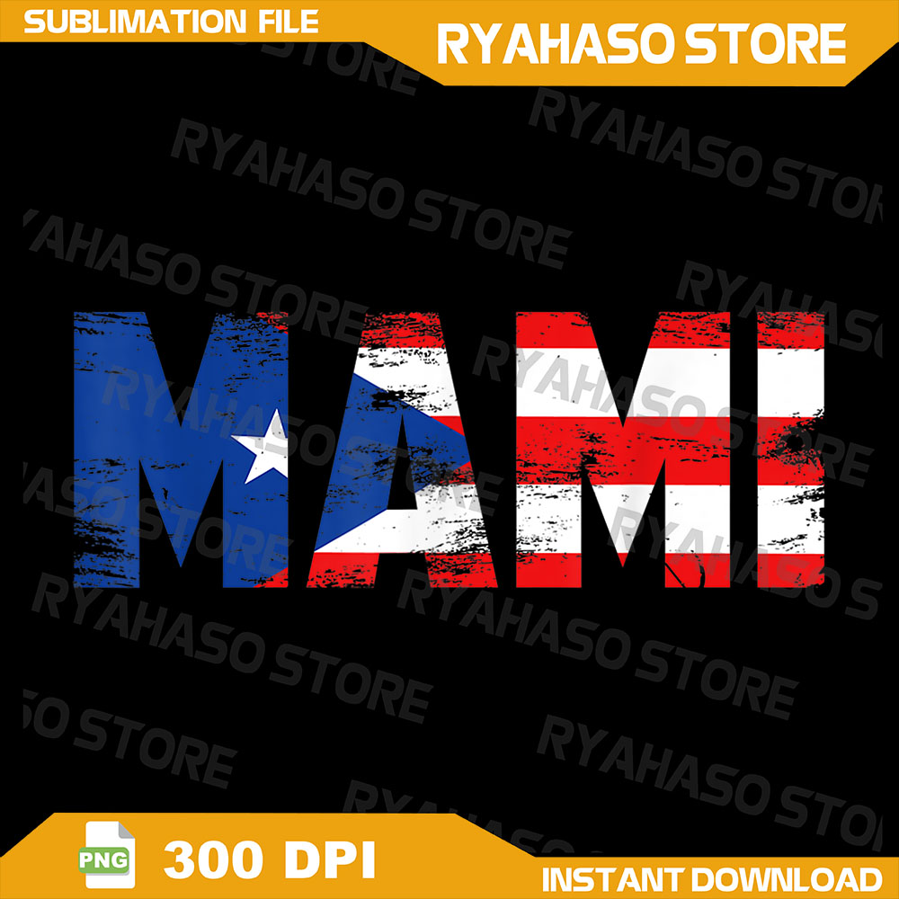 Mami Puerto Rico Flag Pride Mothers Day Puerto Rican Women P | Inspire ...