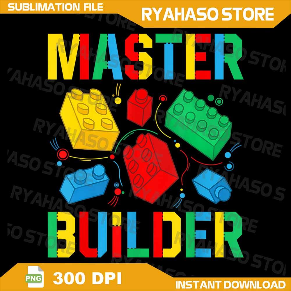 Master Builder Kids Building Blocks Brick Toy Master Builder | Inspire ...
