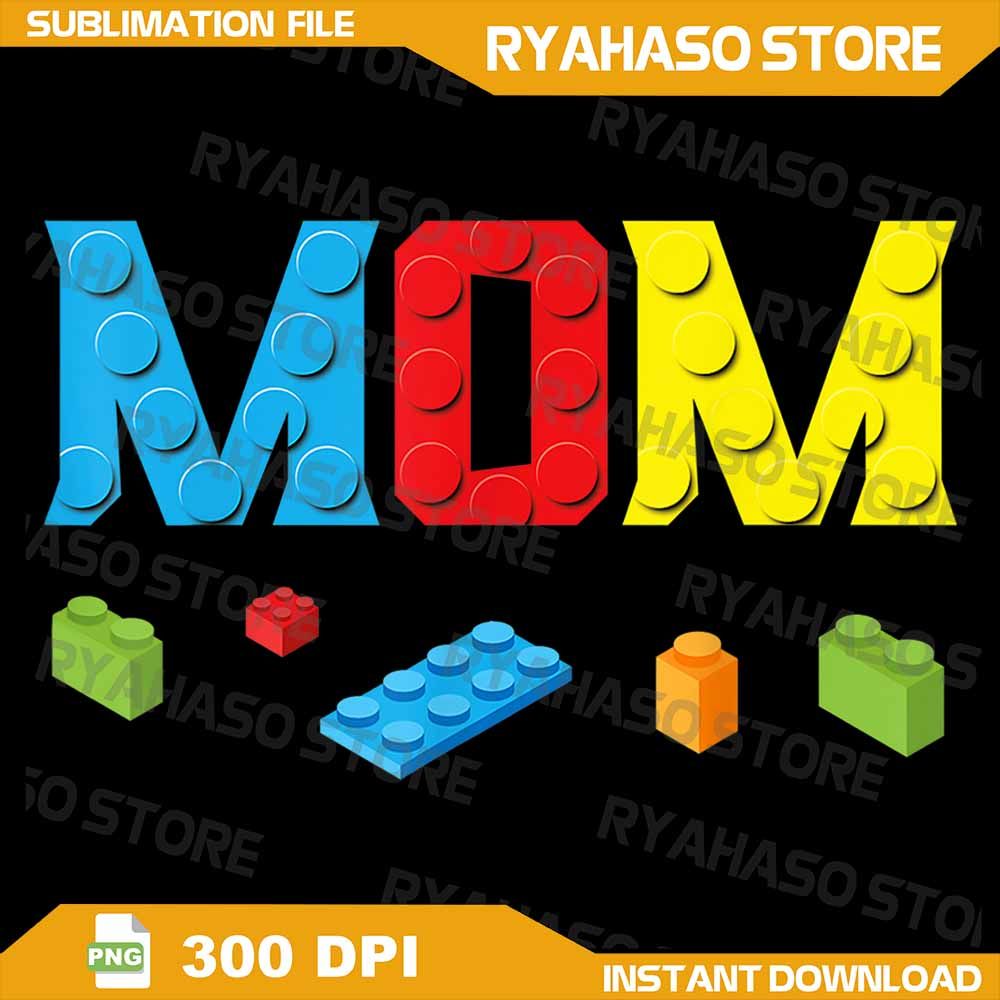 Mom Master Builder Building Bricks Blocks Family Set Parents | Inspire ...