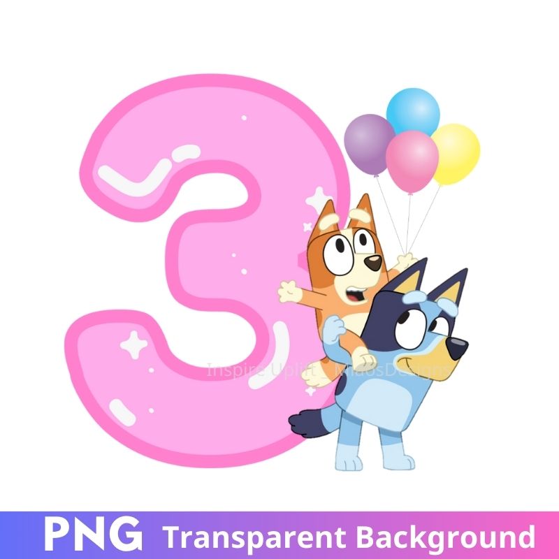 Bluey Clip Art (Printable PNG Images)