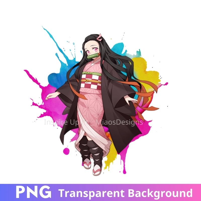 Nezuko Demon Slayer Anime Logo PNG Clipart Image | Inspire Uplift