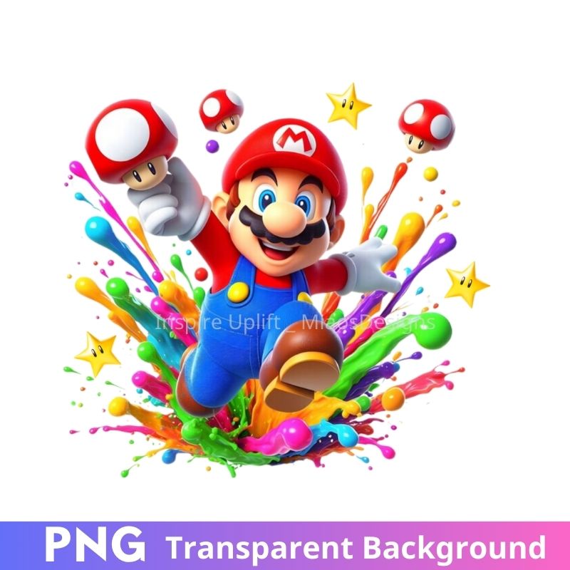 Super Mario Party Splash PNG Clipart Transparent | Inspire Uplift