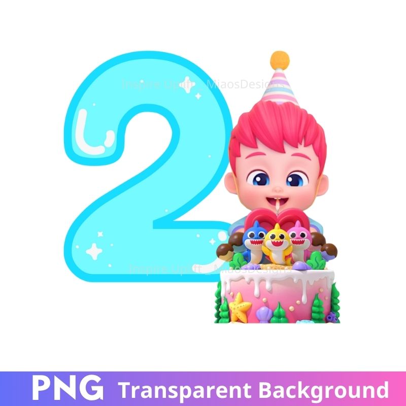 Bebefinn Baby 2nd Birthday Party PNG Image Two | Inspire Uplift