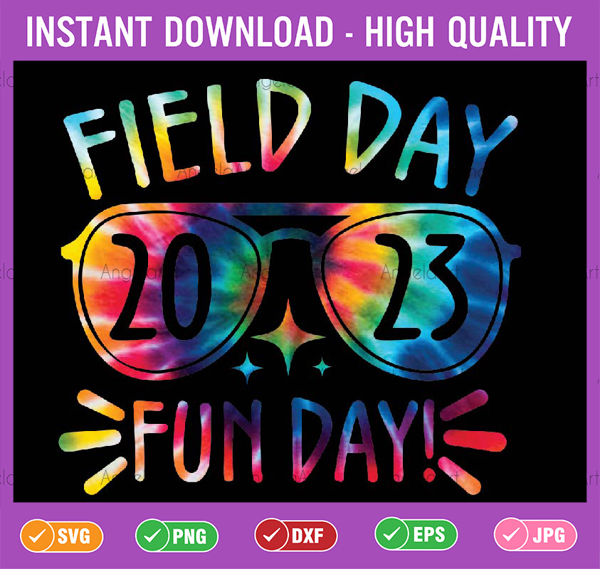 School Field Day Tie Dye Field Day 2023 Png, Field Day Fun D - Inspire ...