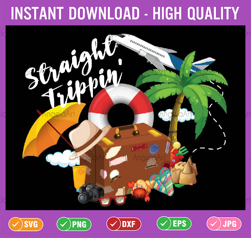 Straight Trippin Png, Travel Png, Vacation Png, Vacation Fam | Inspire ...