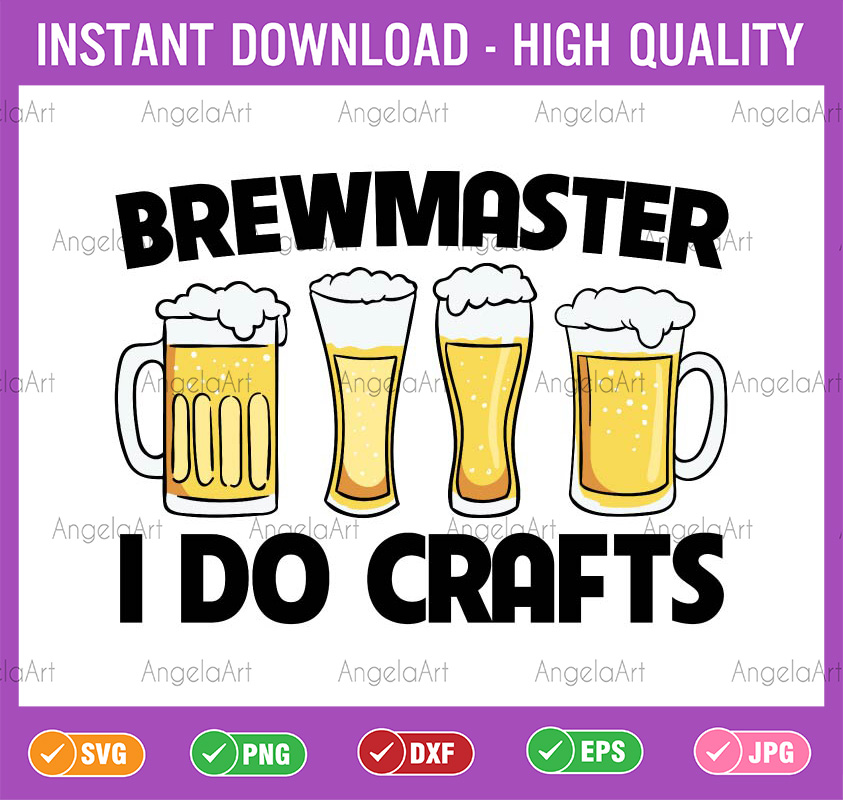 Brewmaster I Do Crafts Svg, Home Brew Svg, Father's Day Gift | Inspire ...