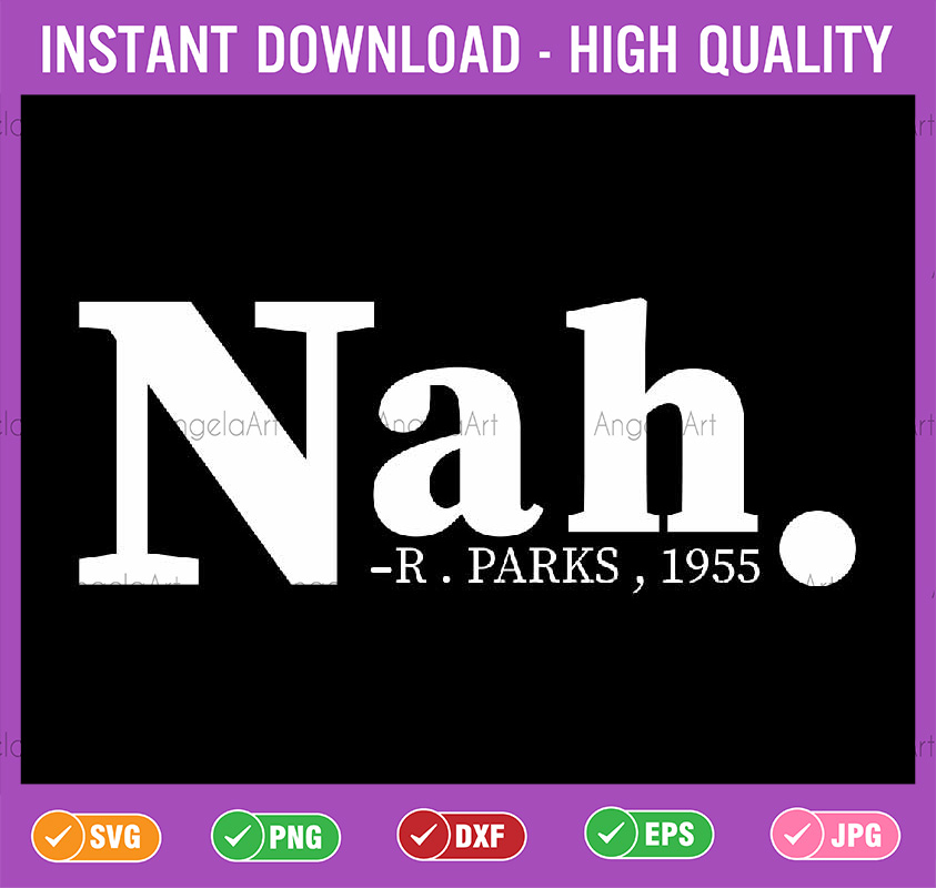 Nah Ro-sa Park 1955 B-H-M Juneteenth African Svg, Funny Nah - Inspire Uplift