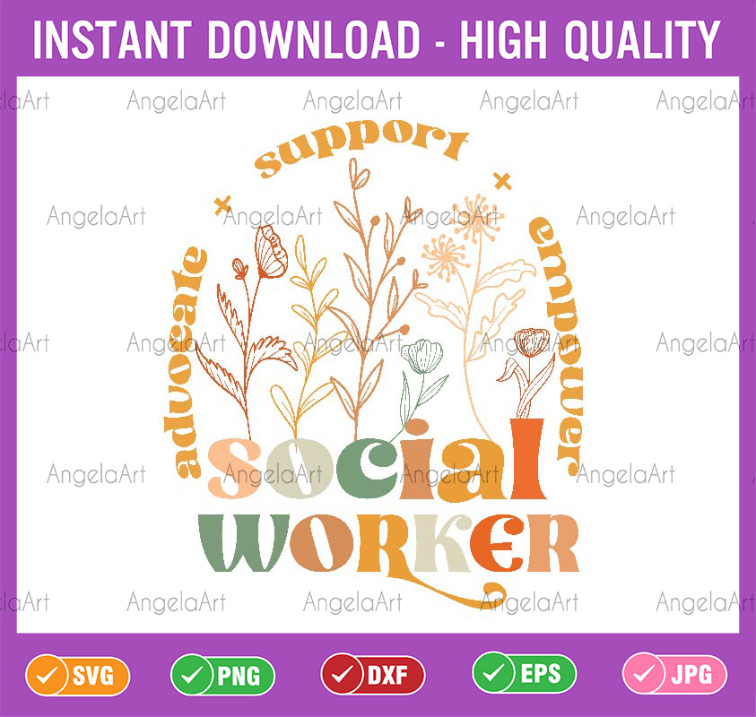 Social Worker Svg, Funny Social Work Month Svg, National Soc | Inspire ...