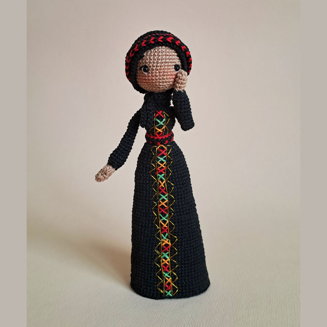 Crochet Islamic Doll in Hijab, Muslim Girl, Palestinian doll | Inspire ...