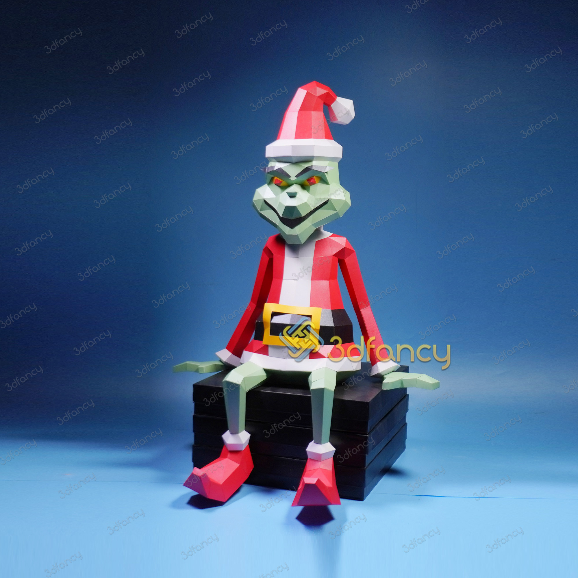 The Grinch Papercraft PDF for Printer, SVG for Cricut Projec | Inspire ...