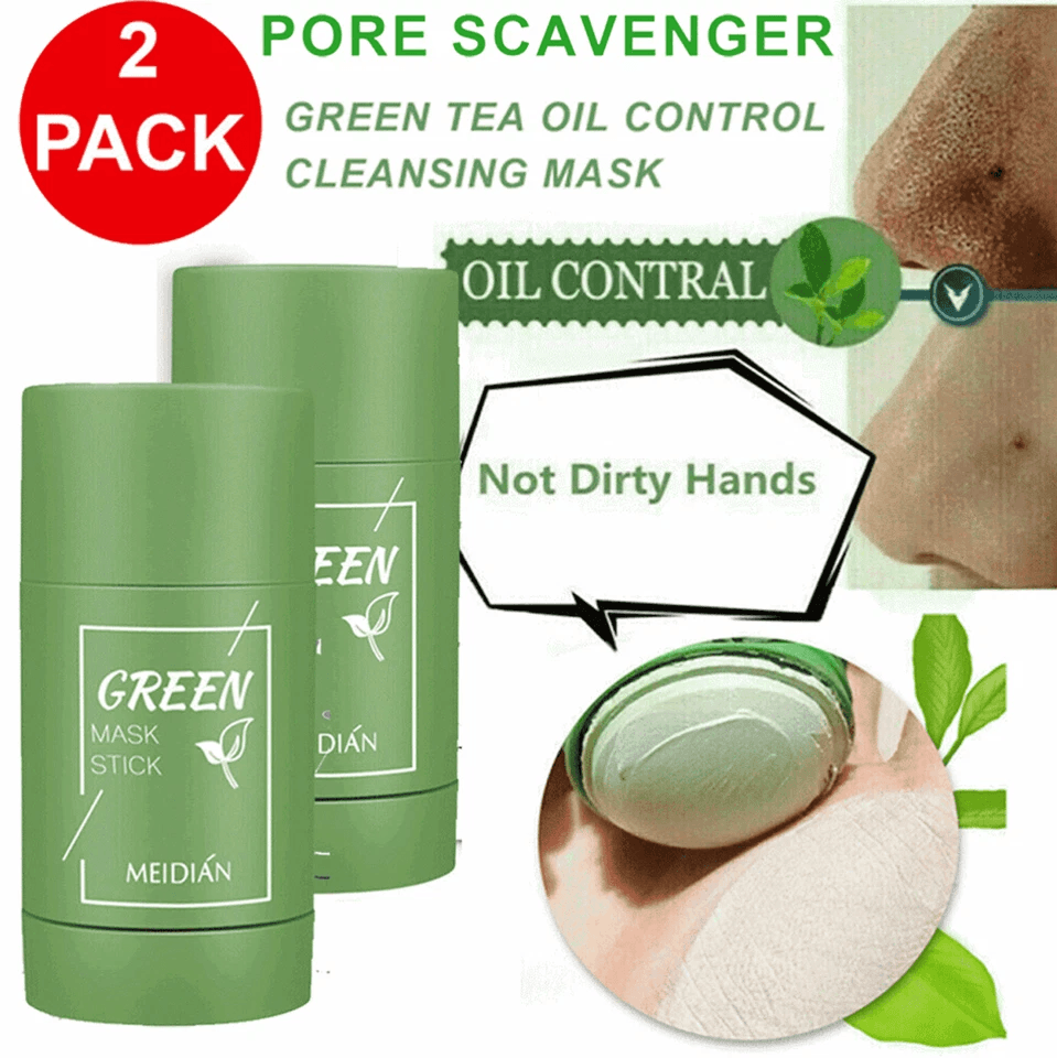 Green Tea Clay Mask Stick – Deep Cleanse | Inspire Uplift