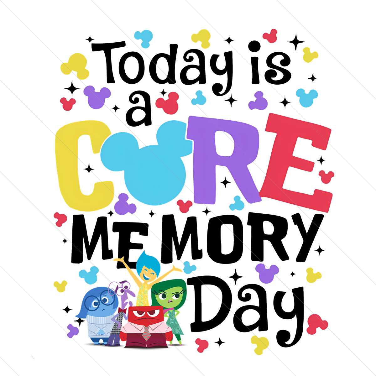 Today Is A Core Memory Day Inside Out 2 PNG Download | Inspire Uplift