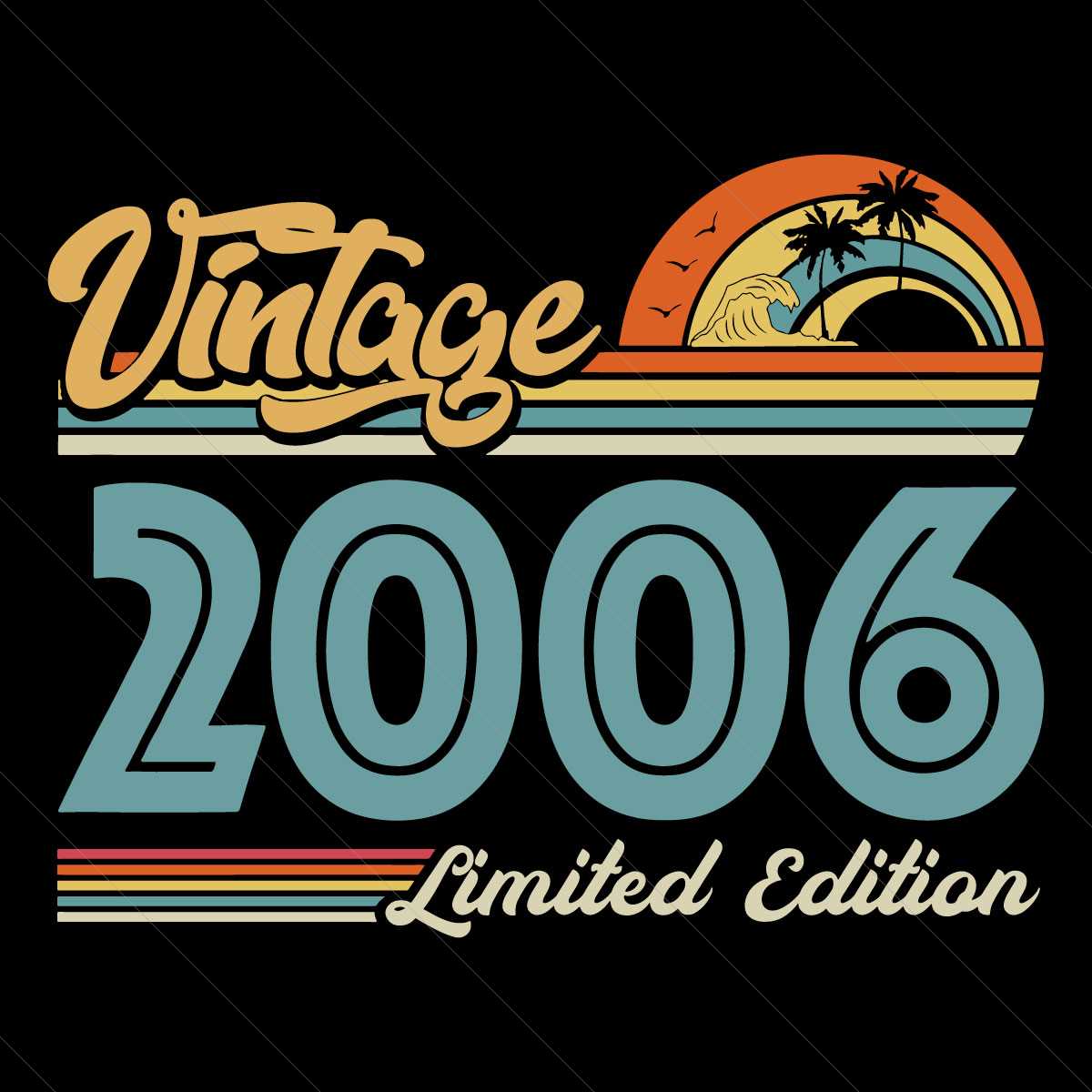 Vintage 2006 Limited Edition SVG, 16th Birthday SVG | Inspire Uplift