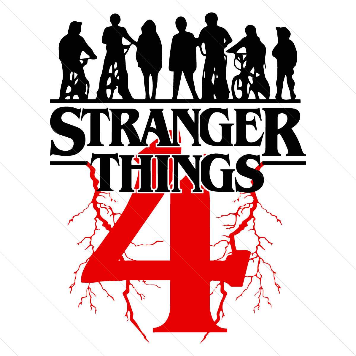 Stranger Things Season 4 SVG, Stranger Things Bike SVG | Inspire Uplift