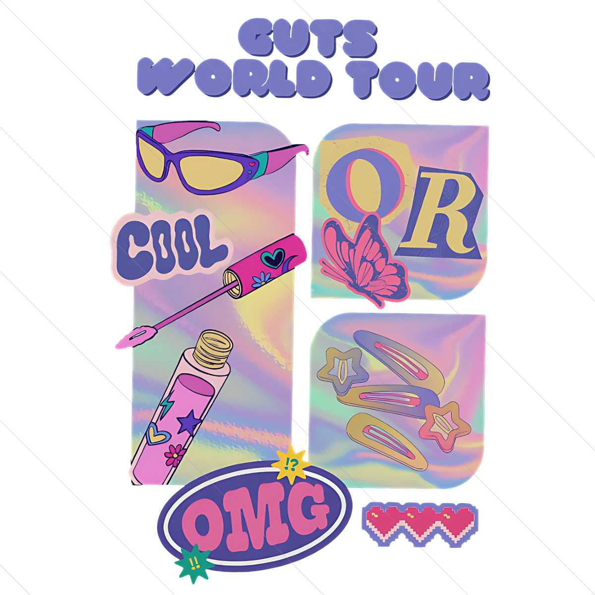 Olivia Rodrigo Guts World Tour PNG | Inspire Uplift