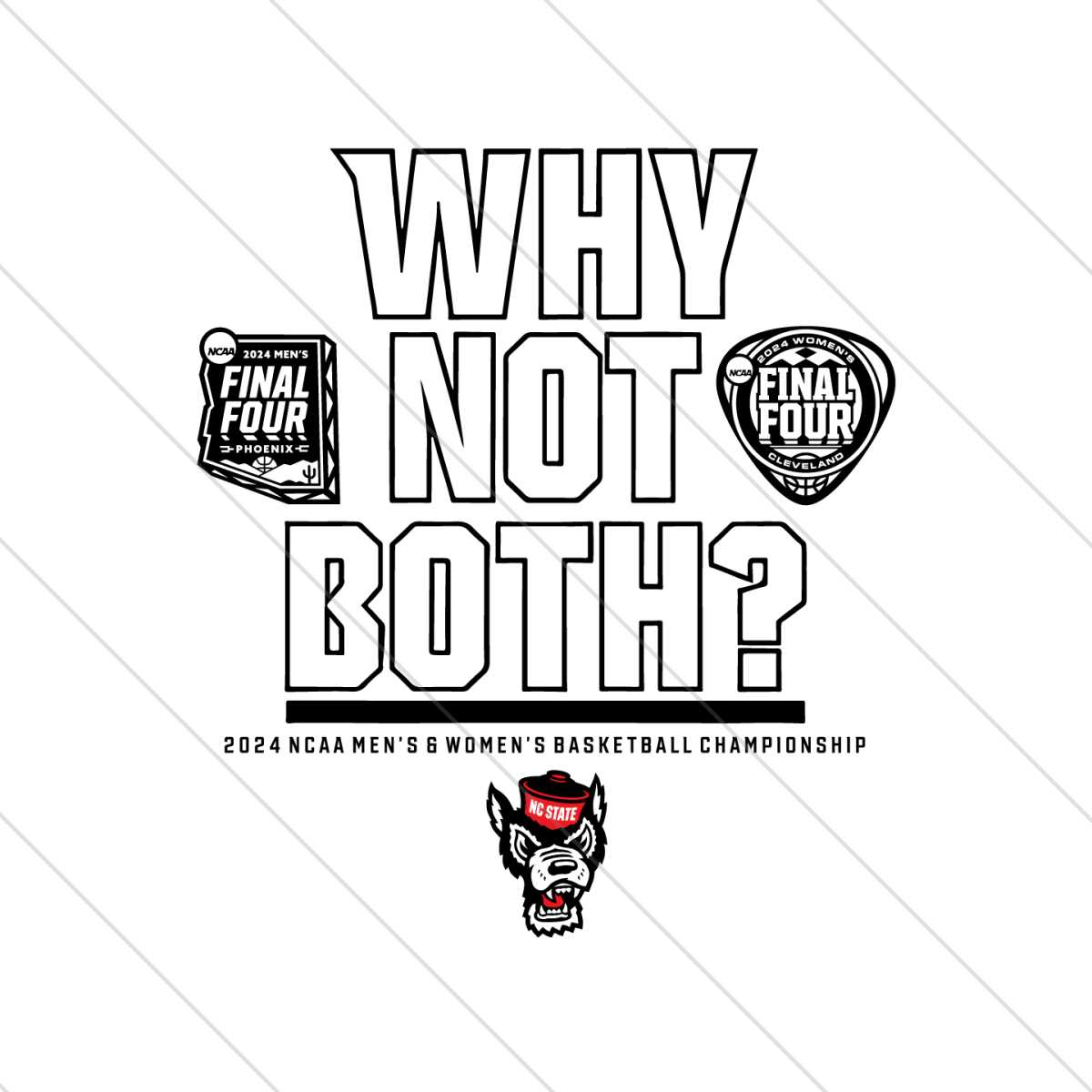 Why Not Both NC State Basketball Championship SVG File Digit | Inspire ...