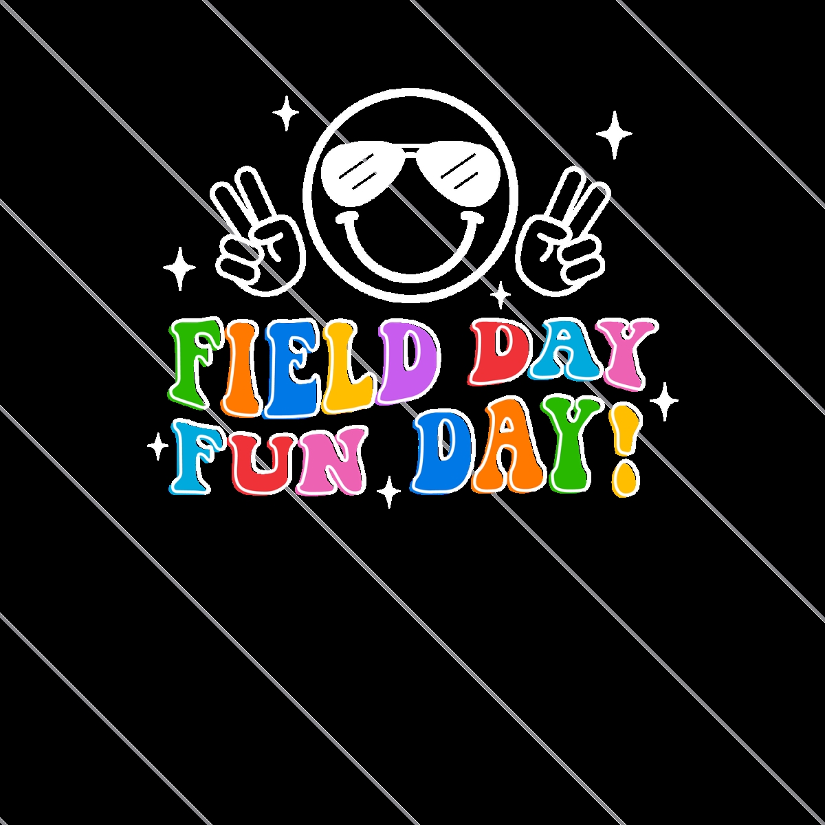 Retro Field Day Fun Day 2024 PNG File Digital | Inspire Uplift