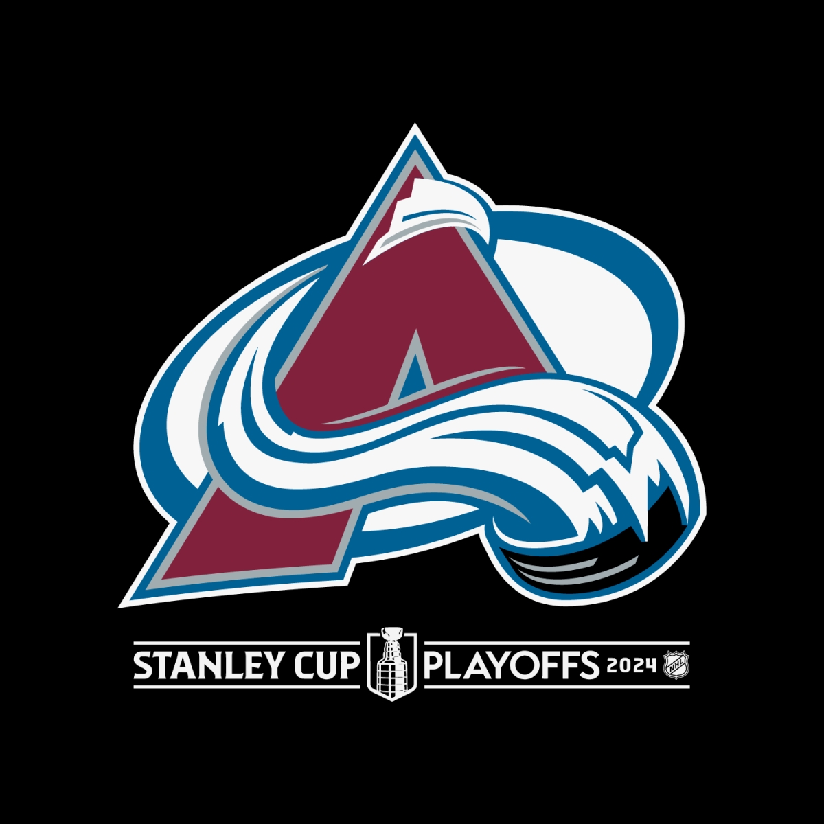 Colorado Avalanche Stanley Cup Playoffs 2024 SVG File Digita | Inspire ...
