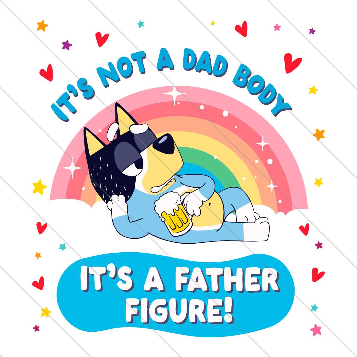 Its Not A Dad Body Its A Father Figure SVG File Digital | Inspire Uplift