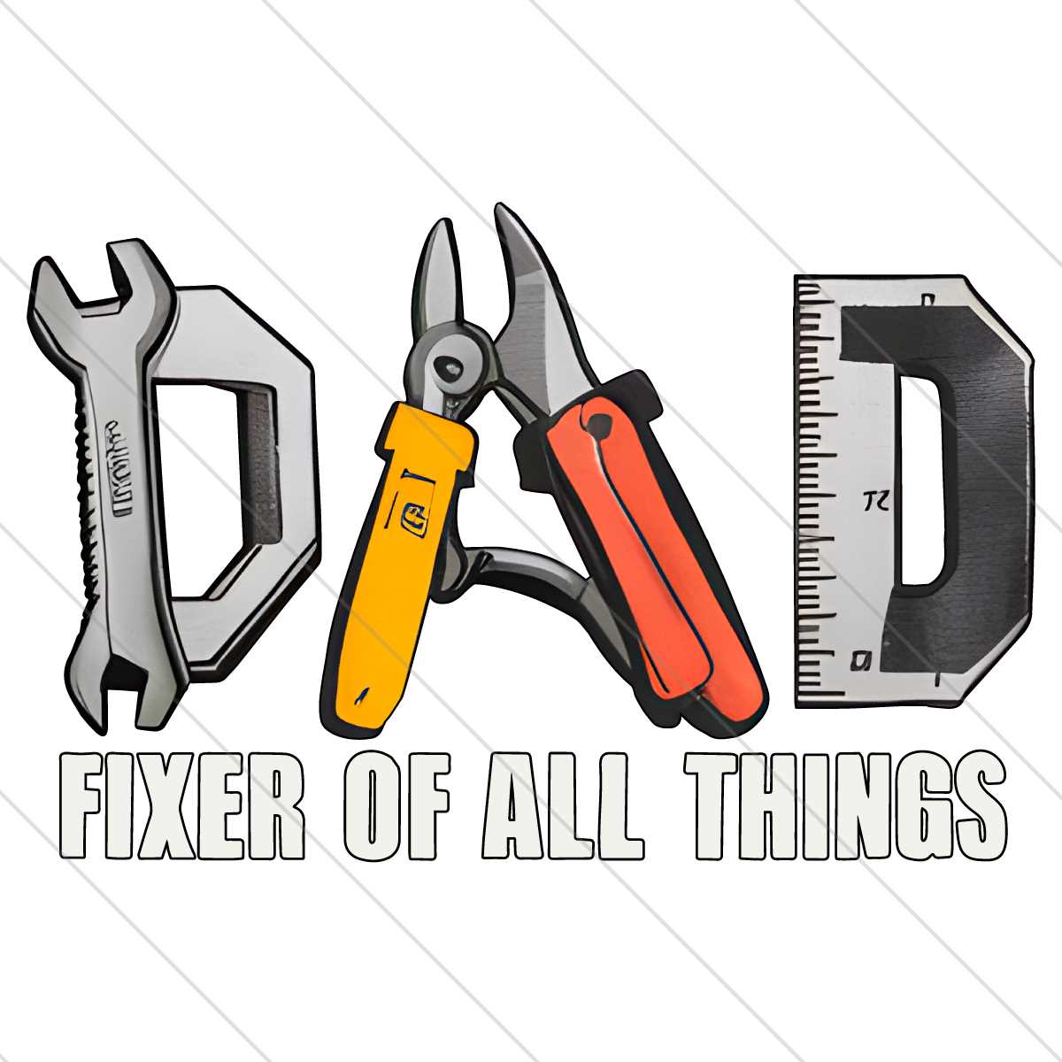 Dad Fixer Of All Things Dad Tools PNG File Digital | Inspire Uplift